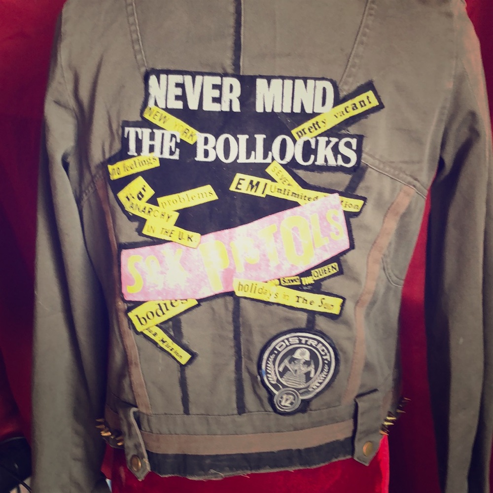 Sex Pistols Military Cut Punk Jacket - Gem